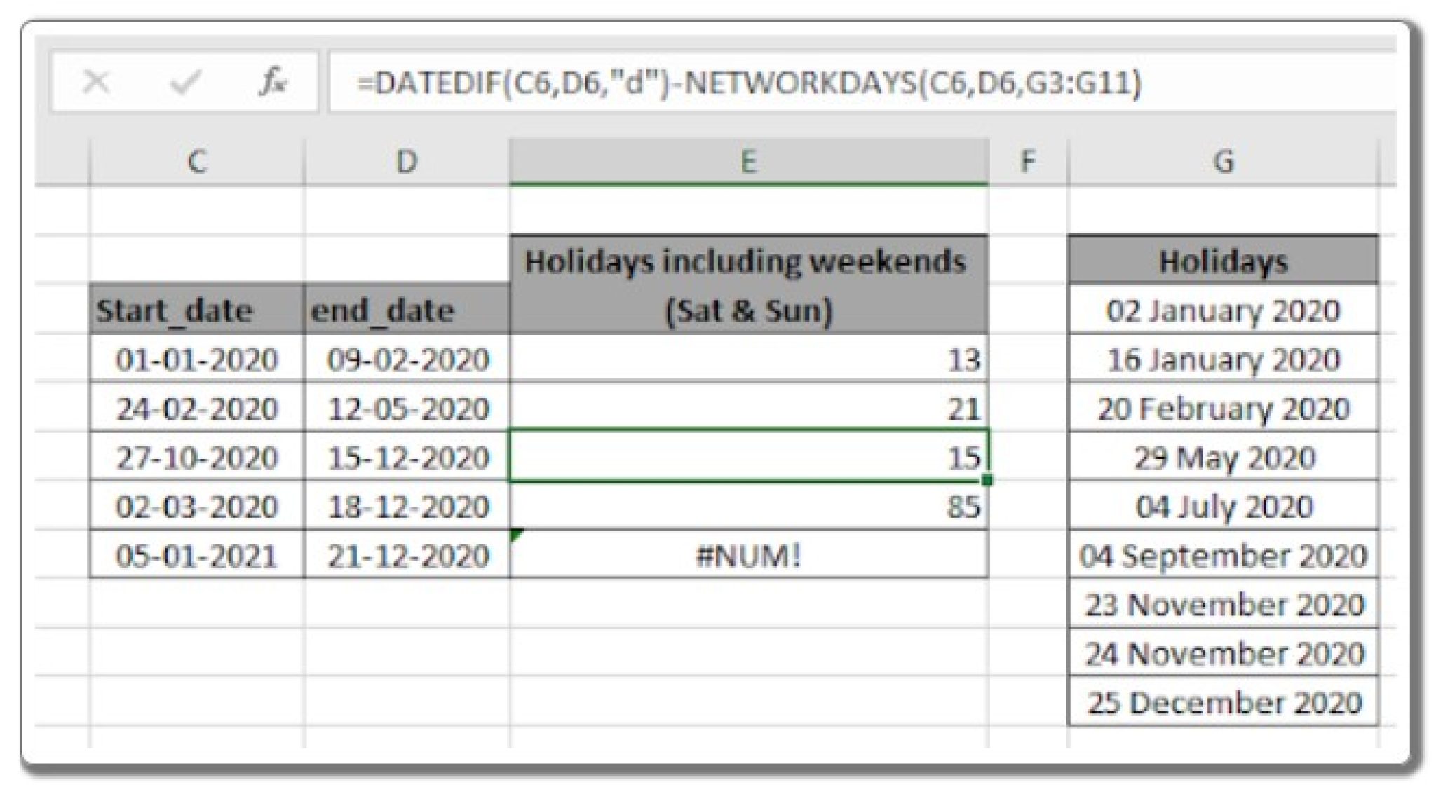 Calculating Holidays: A Handy Excel Guide