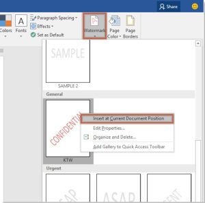 How to Insert a Watermark on Certain Pages Instead of All Pages in a ...