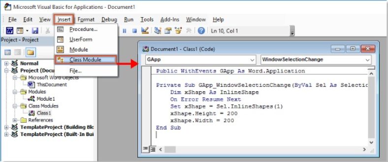 How to click to enlarge or expand image in Word document? - Gotkey.net