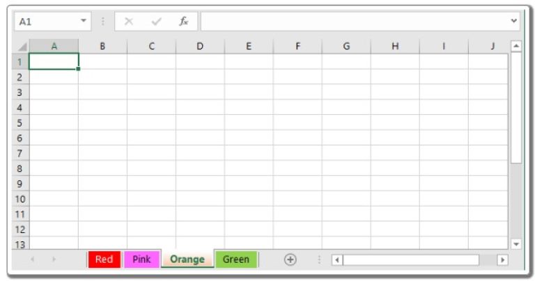 How to Rename and Format Sheet Tabs in Excel