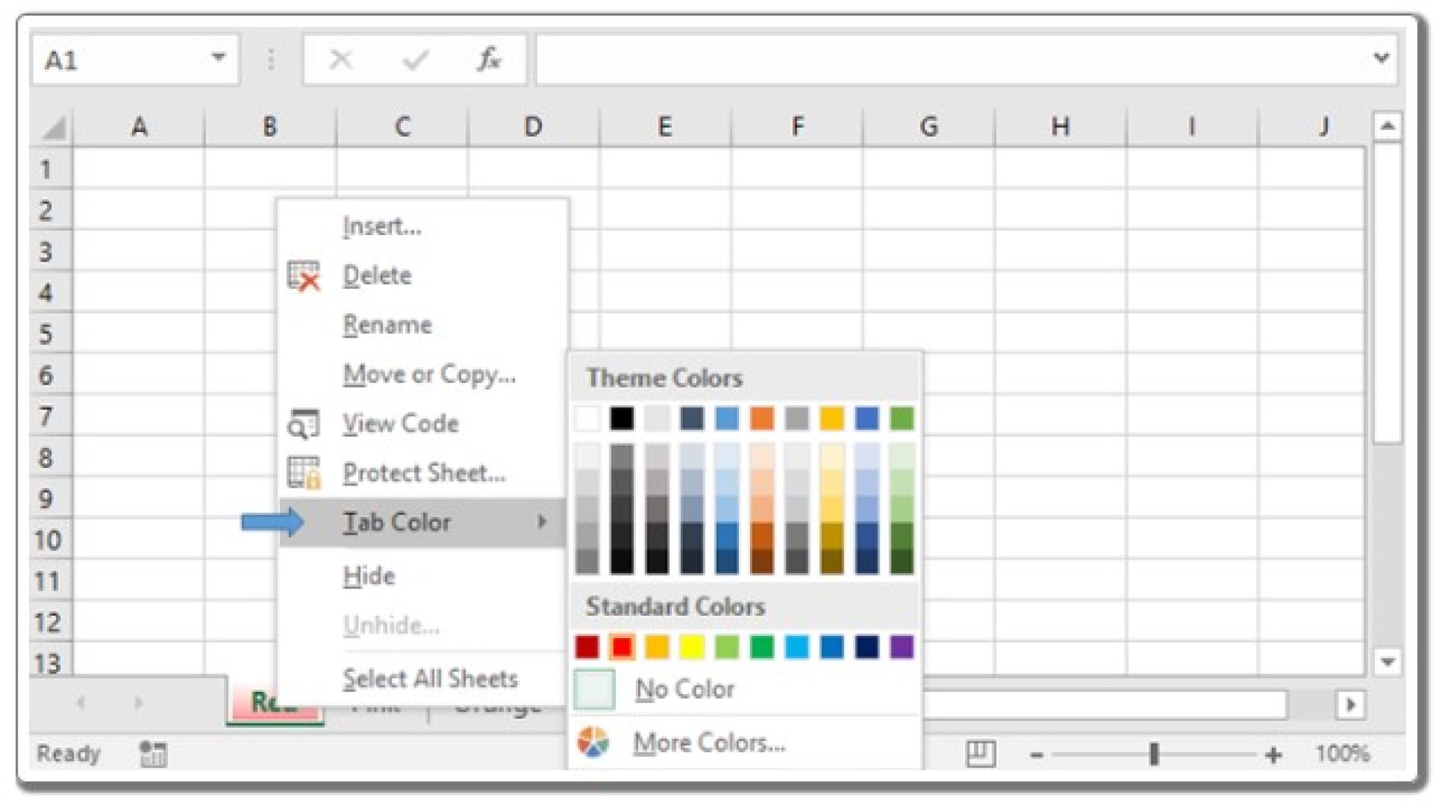 How to Rename and Format Sheet Tabs in Excel