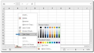 How to Rename and Format Sheet Tabs in Excel