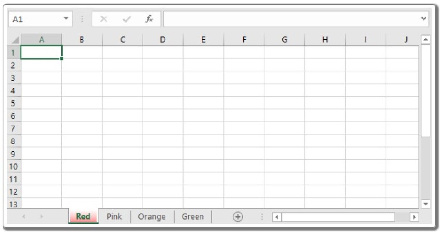 How to Rename and Format Sheet Tabs in Excel
