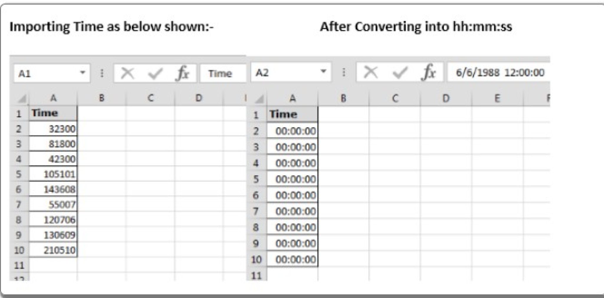 Converting Text to Time in Microsoft Excel Converting Text to Time in Microsoft Excel