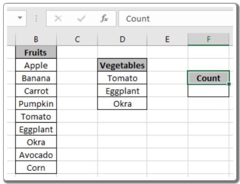 Counting Cells with Specific Criteria in Excel