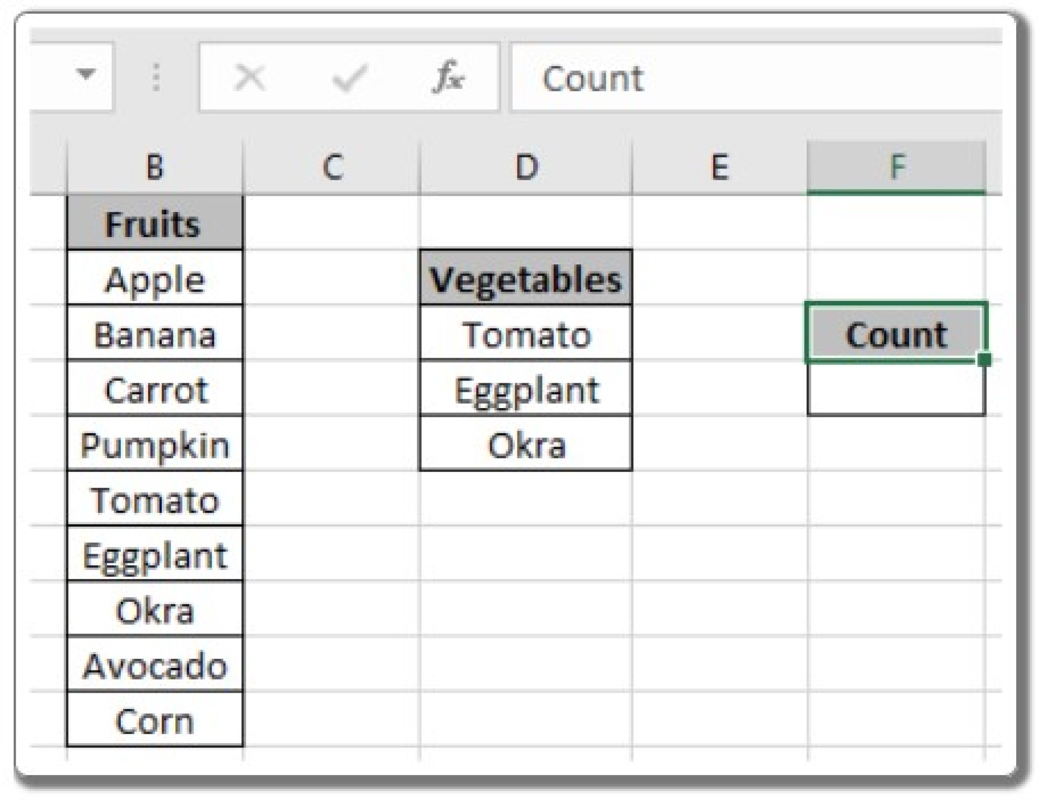 Counting Cells with Specific Criteria in Excel