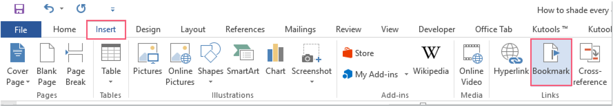 How to Automatically Insert the Same Text at Multiple Locations in a Word Document - Gotkey.net
