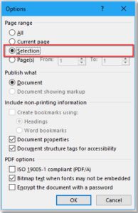 How to Export Selected Pages to PDF in Microsoft Word? - Gotkey.net