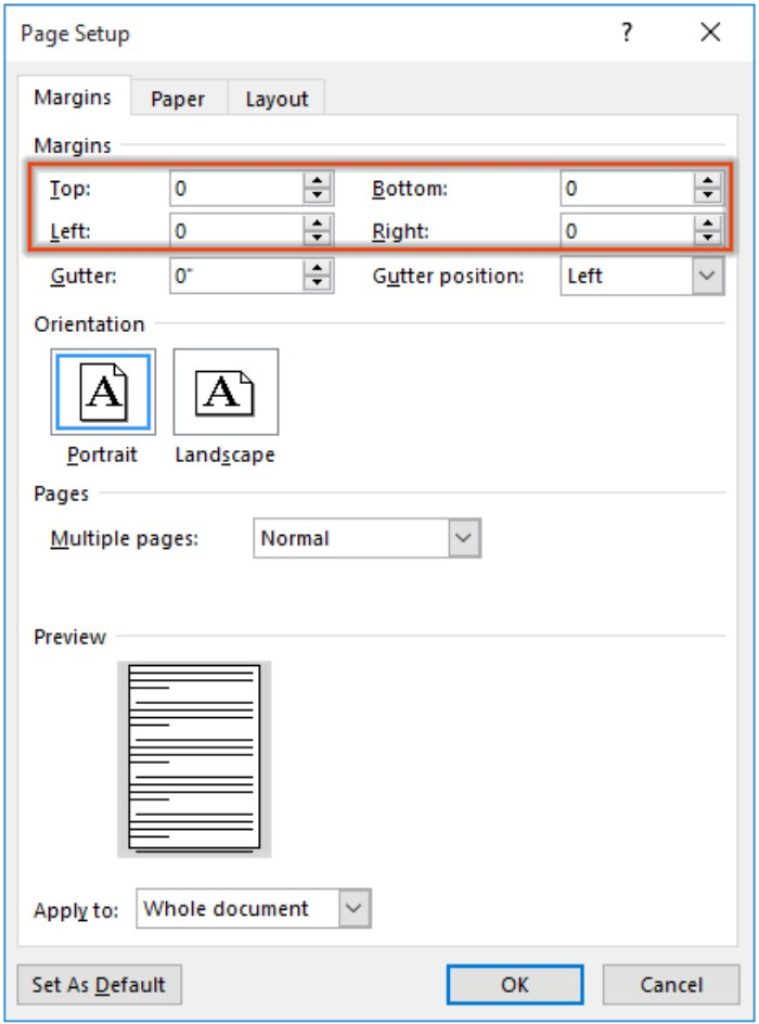 How to Print a Word Document Without Margins? - Gotkey.net