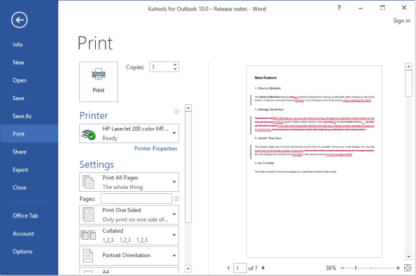 How to Print a Word Document Without Showing Markup Changes? - Gotkey.net