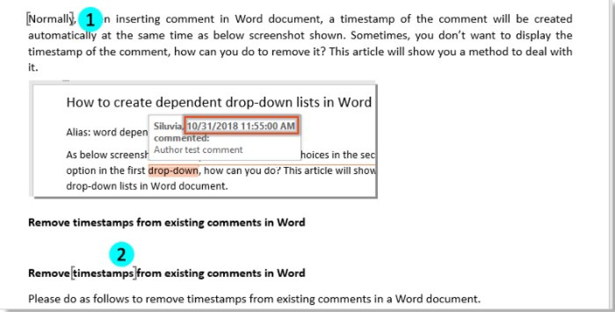 How to Select or Delete Text Between Two Bookmarks in Word? - Gotkey.net