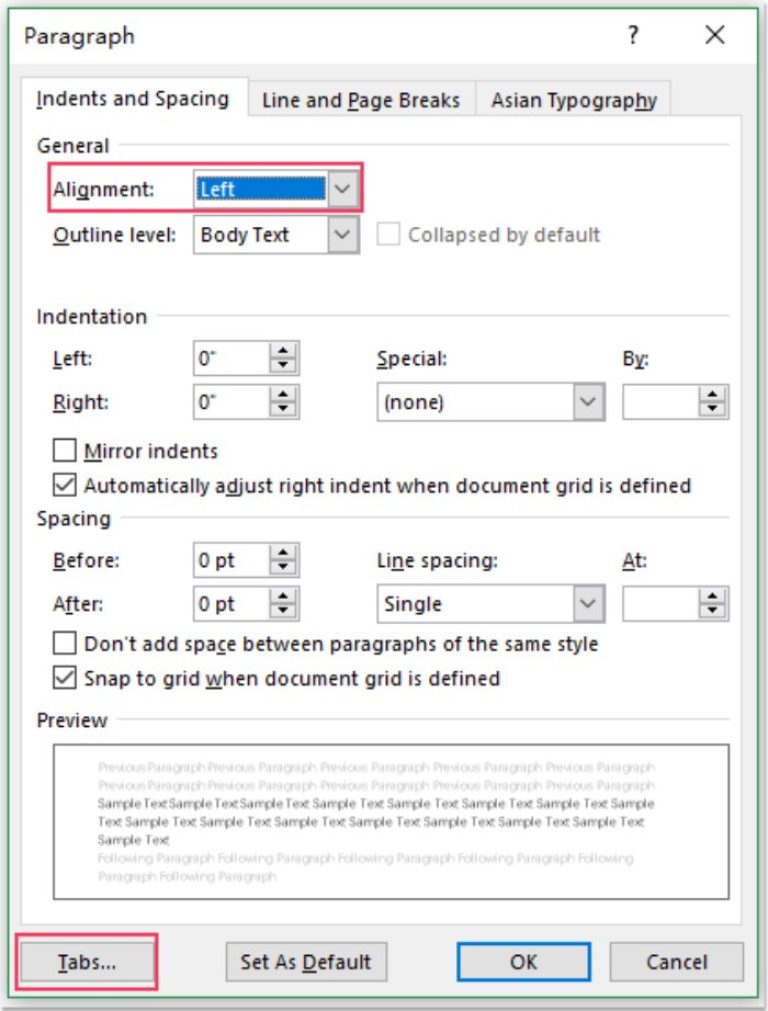 How to align text on both left and right sides on same line of a Word document? - Gotkey.net