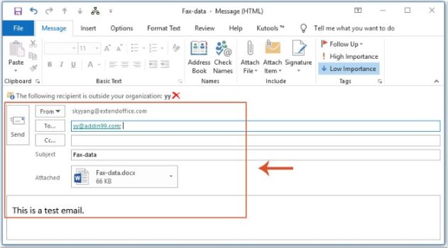 How to apply a button to send email with current Word file attached ...