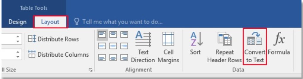 How to convert a list to table or vice versa in Word document? - Gotkey.net