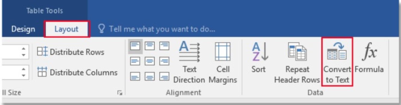 How to convert a list to table or vice versa in Word document? - Gotkey.net
