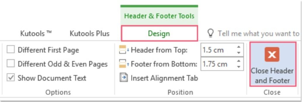 How to insert a header or footer with page numbers in a Word document ...