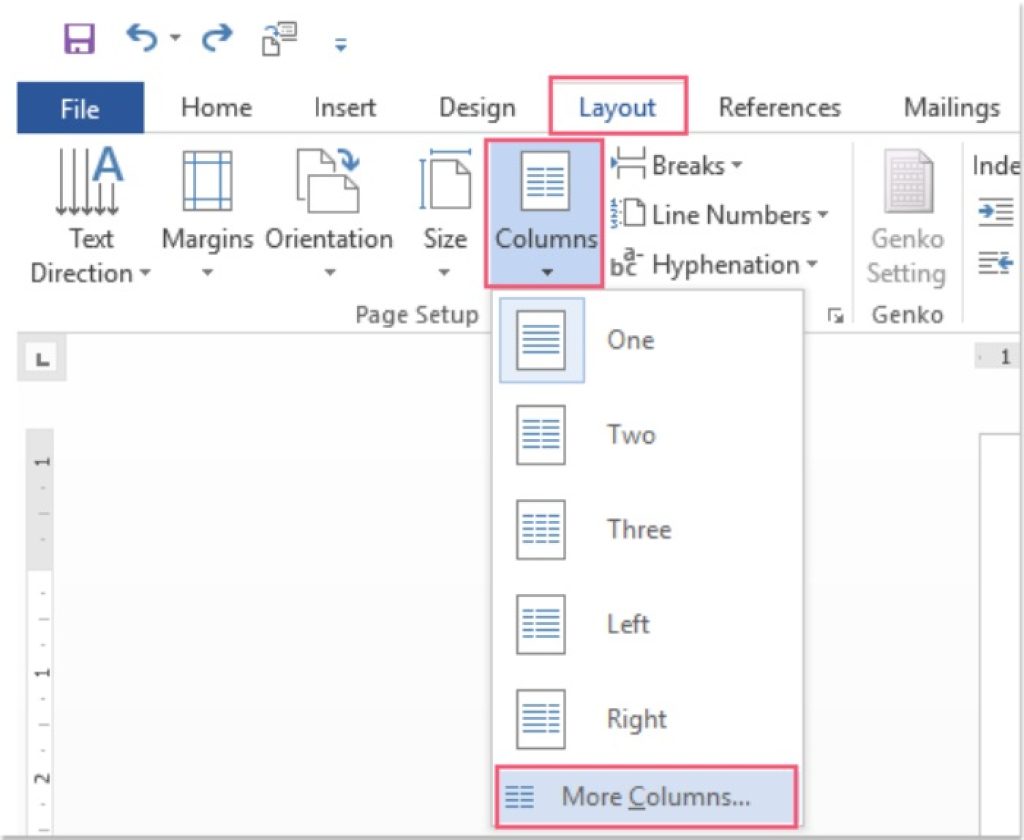 How to insert lines between columns in a Word document? - Gotkey.net