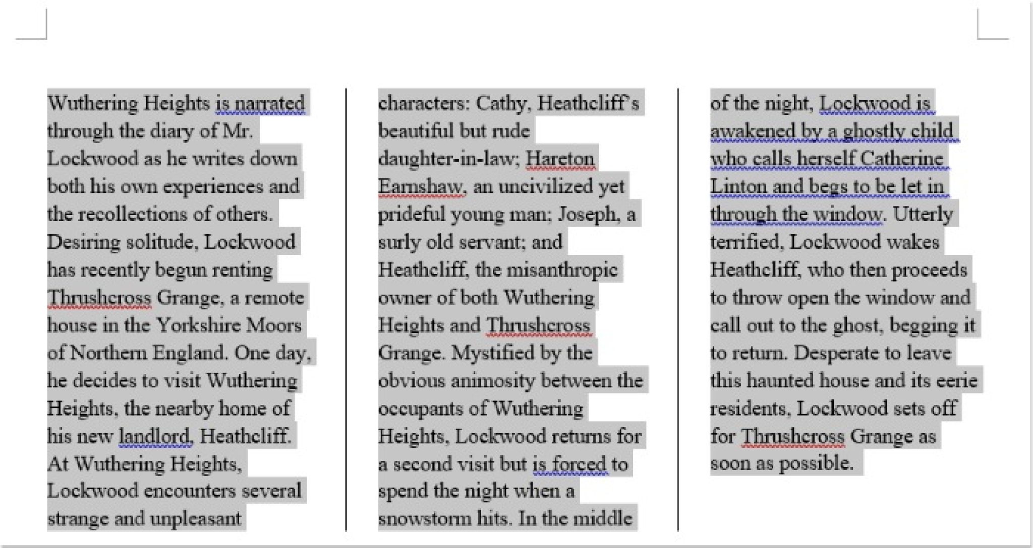 How to insert lines between columns in a Word document? - Gotkey.net