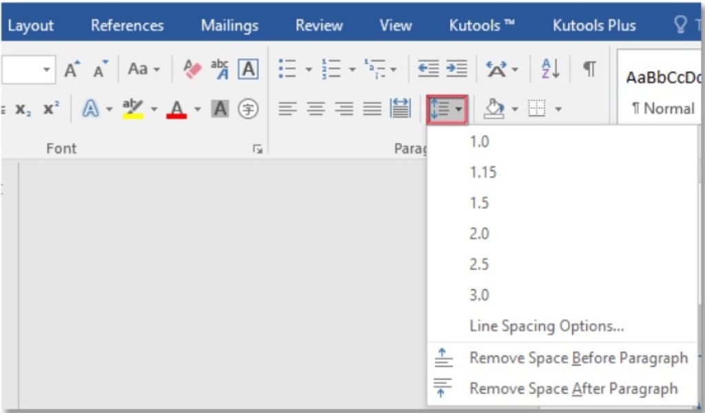 How to remove space before/after/between paragraphs in Word document? - Gotkey.net