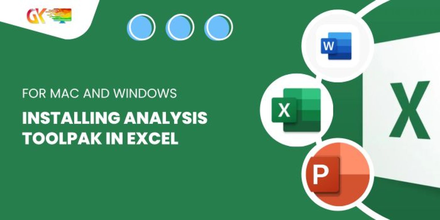 Installing Analysis ToolPak in Excel for Mac and Windows