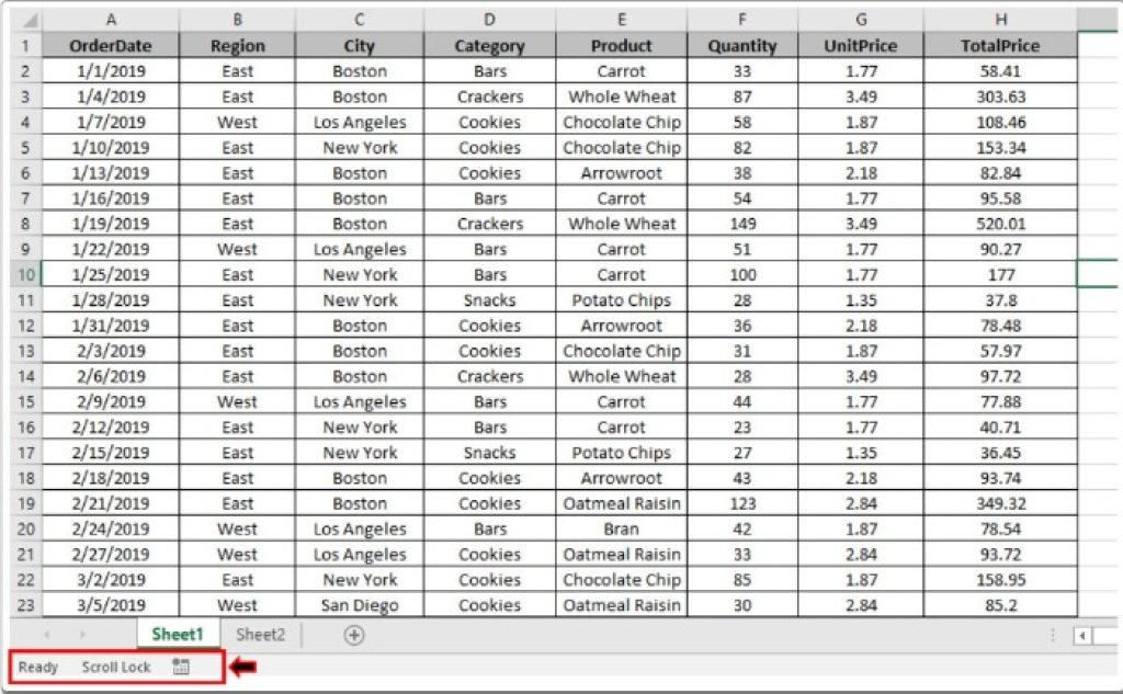 How to Turn Off Scroll Lock in Excel - Gotkey.net