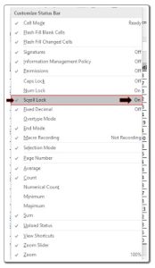 How to Turn Off Scroll Lock in Excel - Gotkey.net