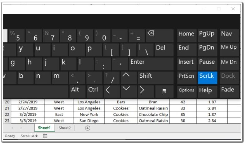 How to Turn Off Scroll Lock in Excel - Gotkey.net