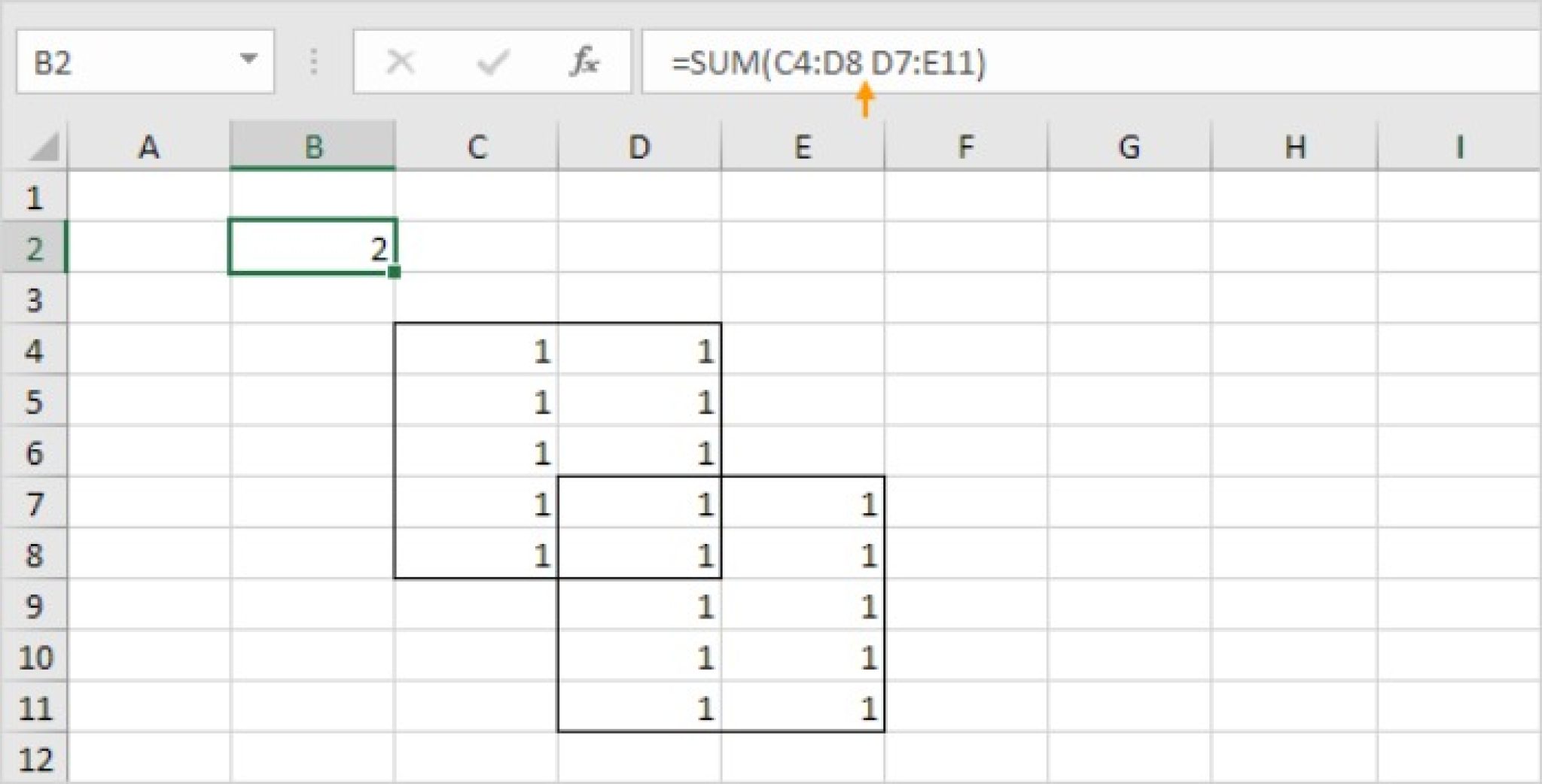 Using Union and Intersect Operators in Excel - Gotkey.net