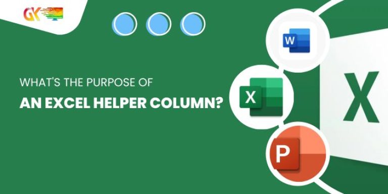 What's the Purpose of an Excel Helper Column? - Gotkey.net