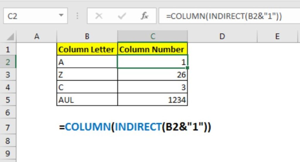 Converting Column Letters to Numbers in Excel: A Quick Guide Converting Column Letters to Numbers in Excel: A Quick Guide