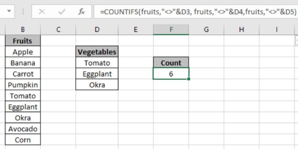 Counting Cells Excluding Specific Values in Excel