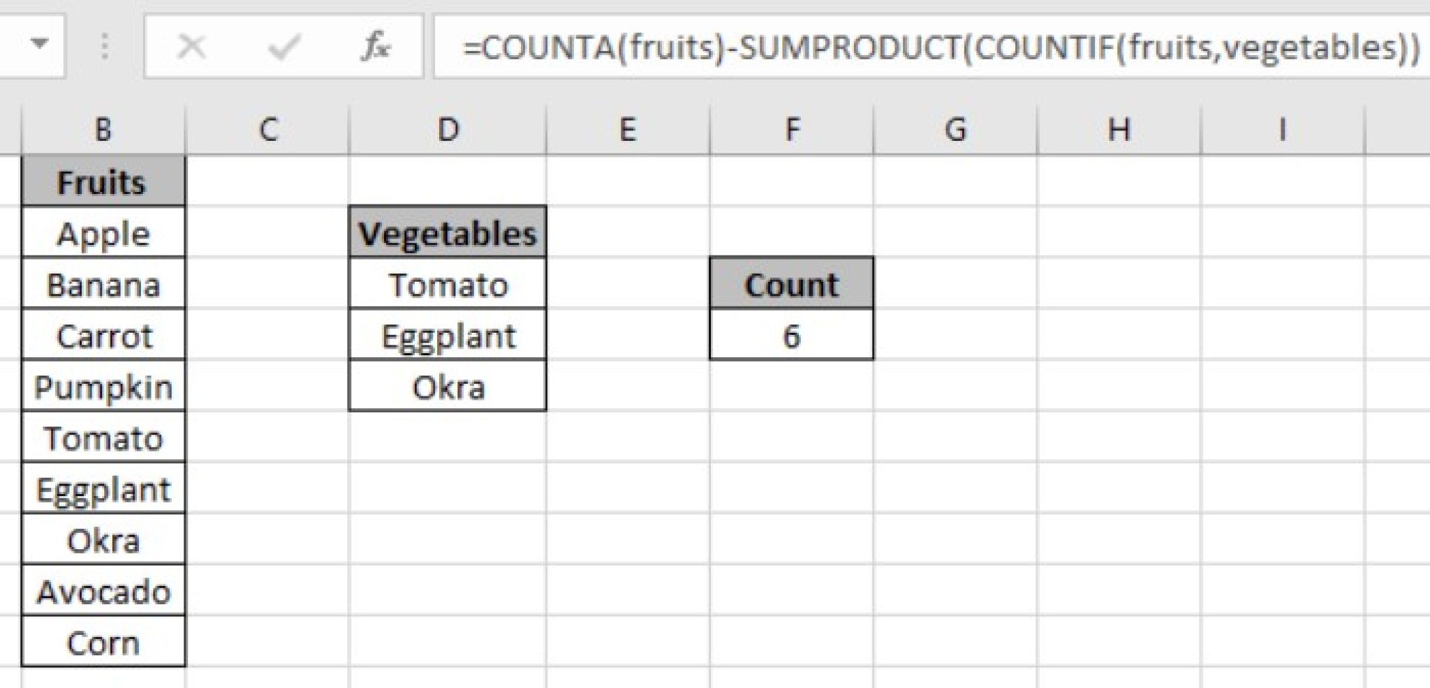 Counting Cells Excluding Specific Values in Excel