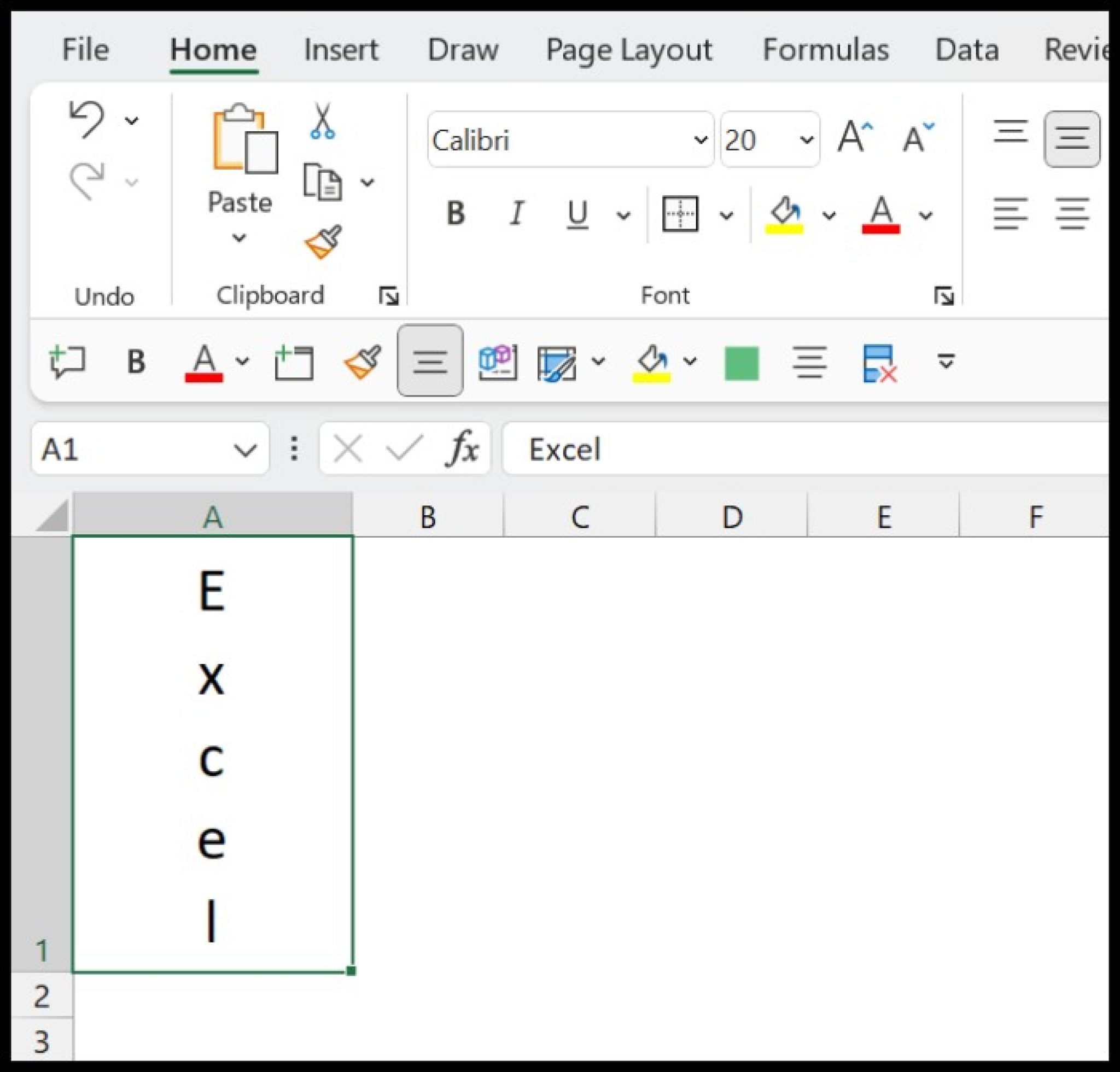 Efficient Ways to Type Text Vertically in Excel
