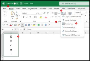 Efficient Ways to Type Text Vertically in Excel
