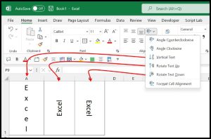 Efficient Ways to Type Text Vertically in Excel