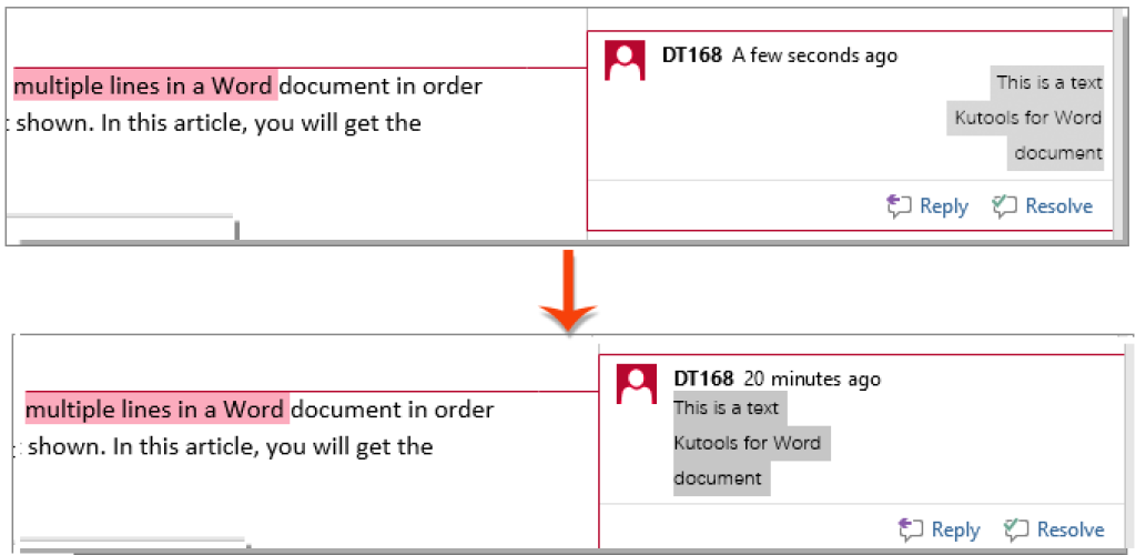 How to change right to left text direction comments to left to right in Word document? - Gotkey.net