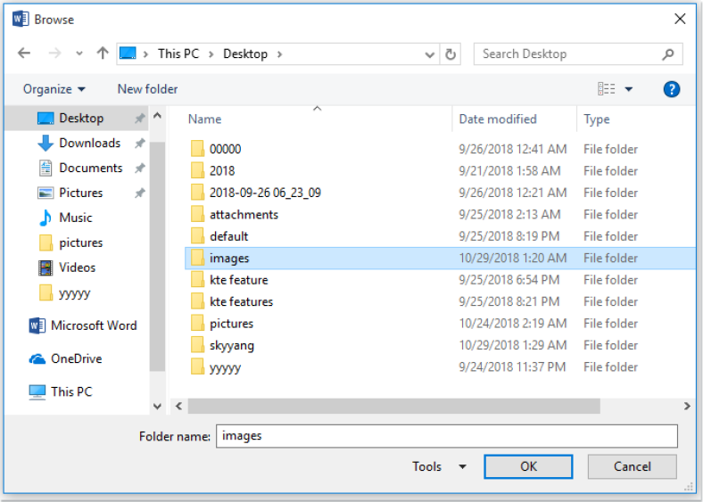 How to insert multiple pictures with same size in Word document? - Gotkey.net