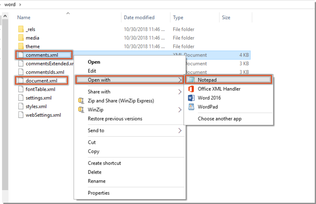 How To Remove Timestamps From Existing Comments In Word Document