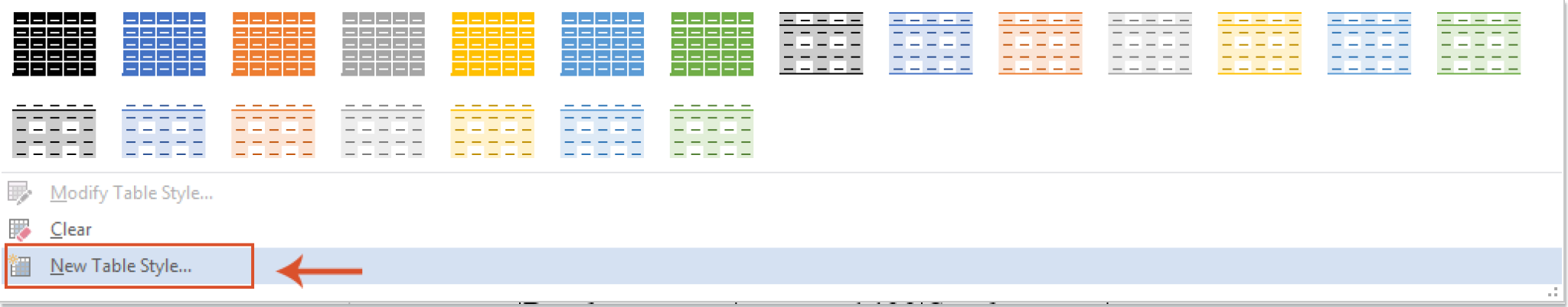 How to shade every other row or column in Word table? - Gotkey.net