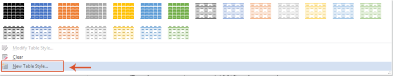 How to shade every other row or column in Word table? - Gotkey.net
