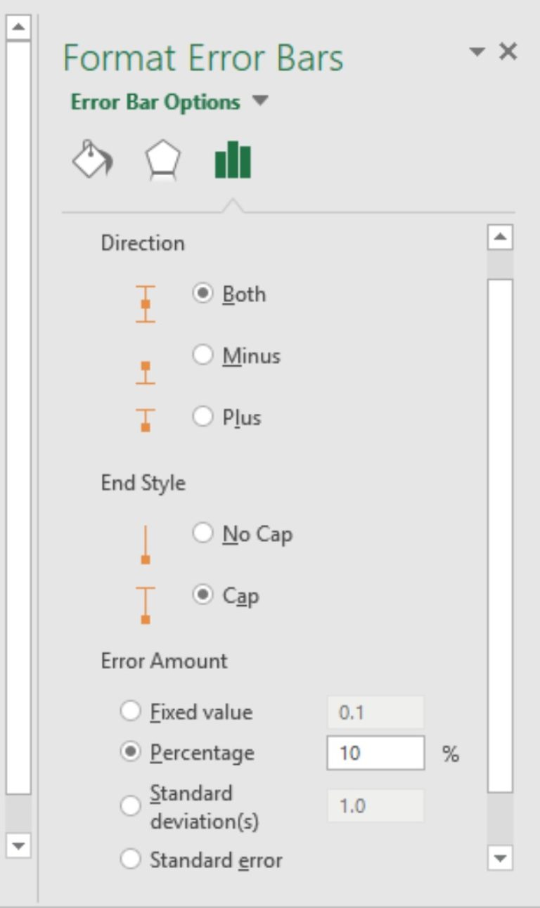 Mastering Error Bars in Excel 2016 Charts Mastering Error Bars in Excel 2016 Charts
