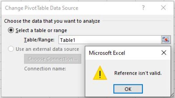 Resolving 'Reference Isn't Valid' Excel Errors"