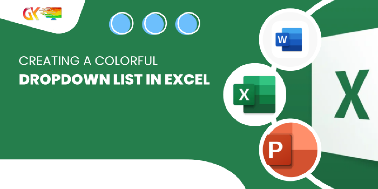 Creating a Colorful Dropdown List in Excel - Gotkey.net