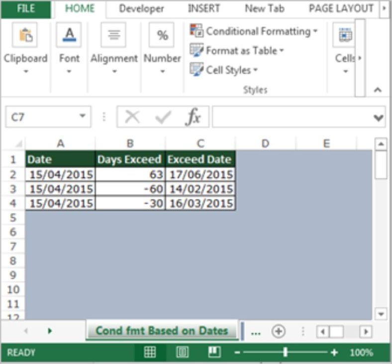 Date-Based Formatting in Excel - Gotkey.net