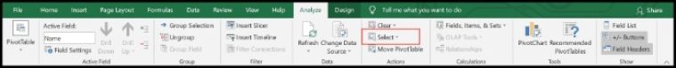 Deleting and Resetting Pivot Tables in Excel