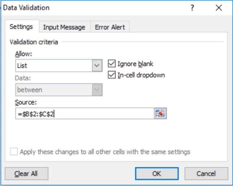 Efficient Multiple Dropdown Lists in Excel