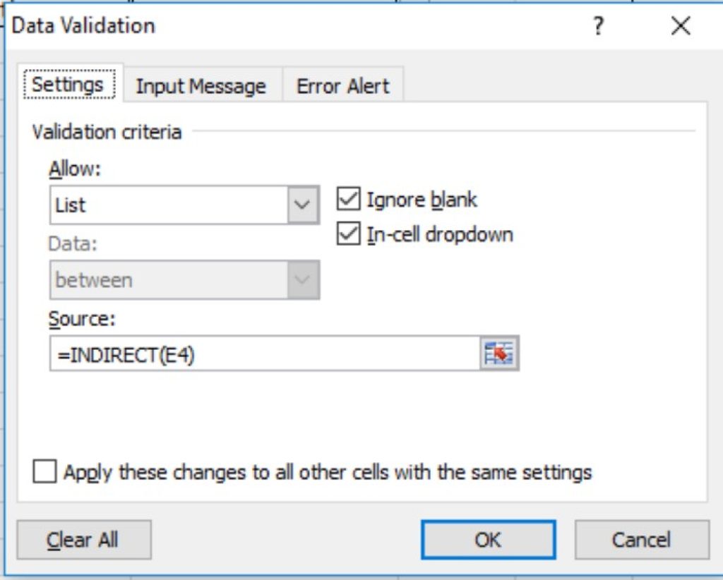 Efficient Multiple Dropdown Lists in Excel