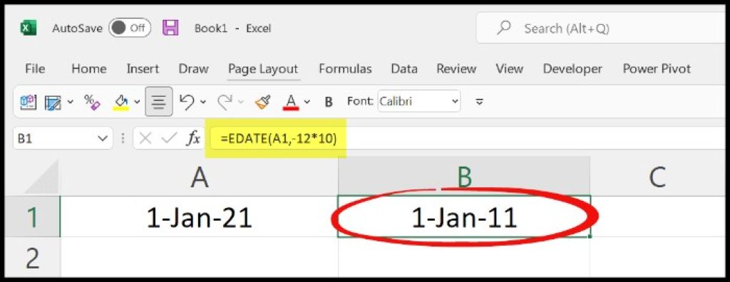 Excel Date Formulas: Add and Subtract Years