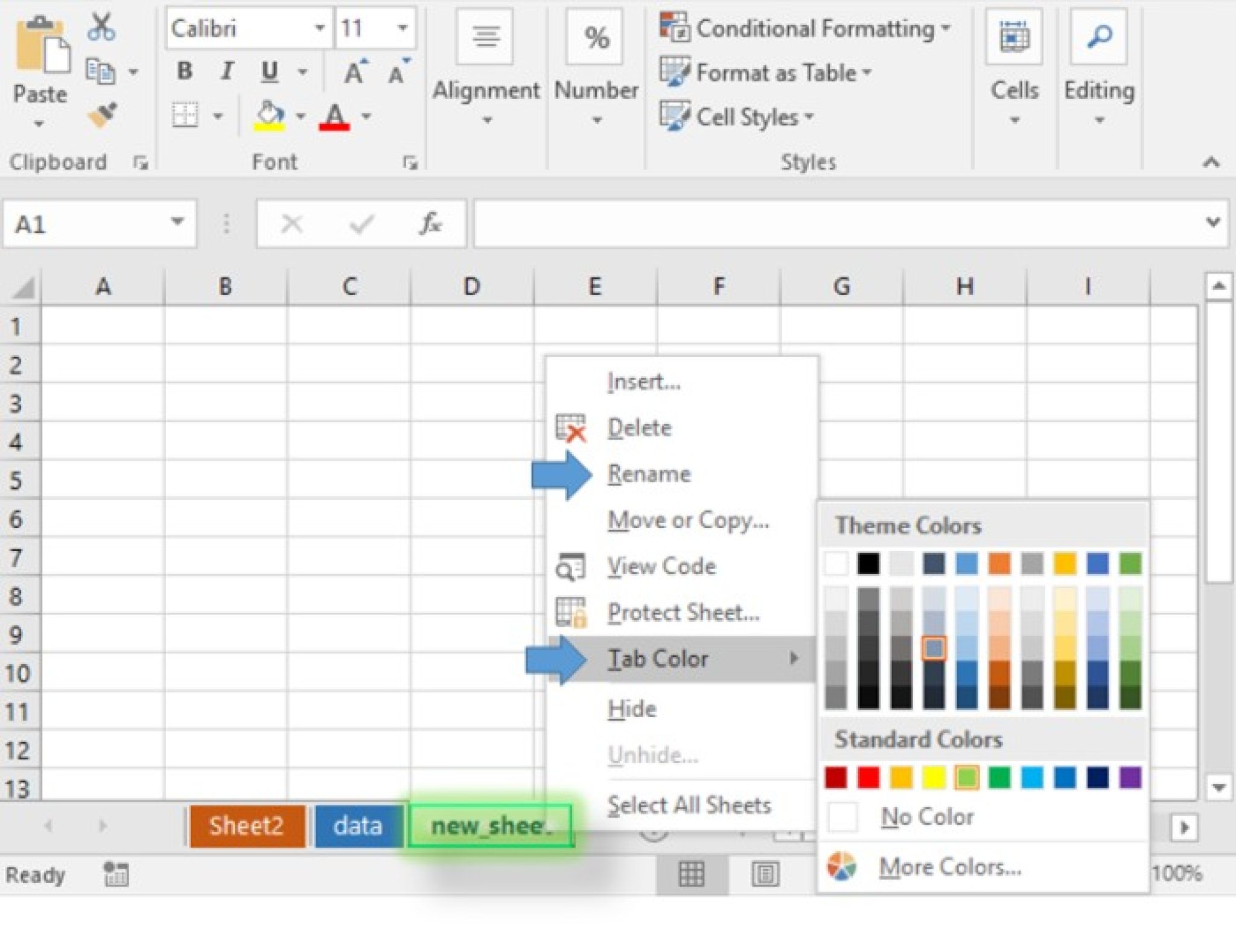 Excel Tab Mastery: Renaming and Formatting Demystified