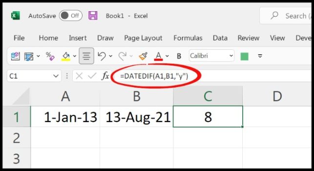 Finding Date Durations in Excel Using Formulas - Gotkey.net